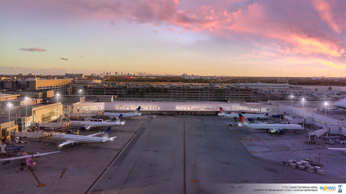 FLL Airport Terminal 1 & 2 Connector Bridge | Smith Building